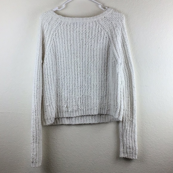 Adam Levine Collection | Sweaters | Adam Levine Cropped Fuzzy Knitted ...